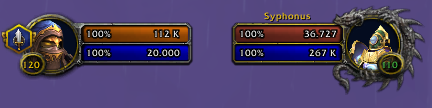 WoW whoa UnitFrames (Classic / WotLK) аддон Dragonflight/Wrath of the ...